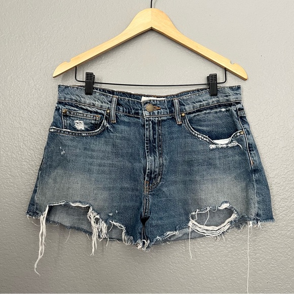 THE GREAT. | Shorts | The Great Denim Cut Off Shorts | Poshmark